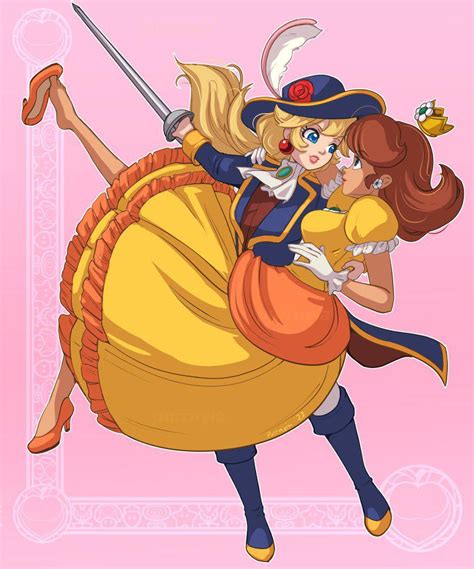 Sword Fighter Peach Rescuing Daisy Rnintendowaifus