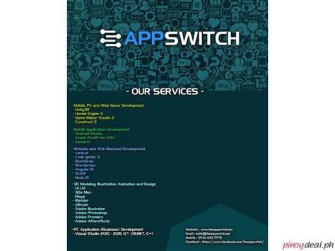 Game Development And Android App Web Design Thesis Capstone Cainta