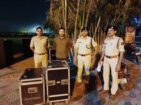 Police Raid On Pre Holi Rave Party In Hotel Patrician Bilaspur
