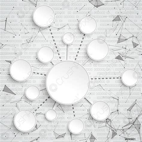 Network Circles Data Stock Vector 690801 Crushpixel