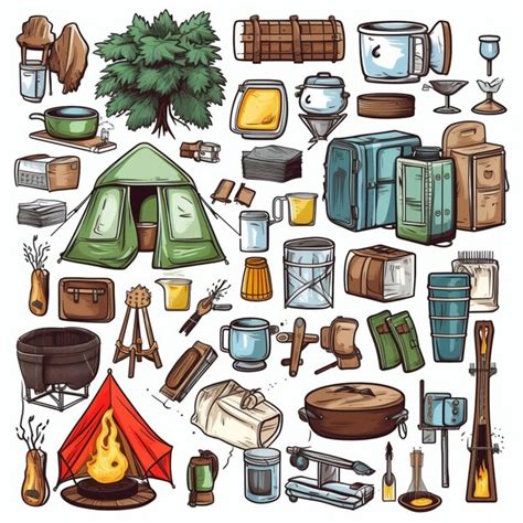 Premium Ai Image A Bunch Of Different Items That Are Grouped Together In A Circle Generative Ai