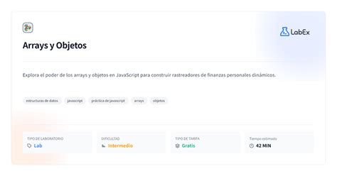 arrays y objetos labex