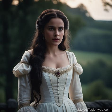 Princess In White Dress Stable Diffusion Online