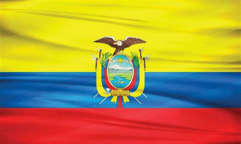 Illustration Of Ecuador Flag And Editable Vector Ecuador Country Flag