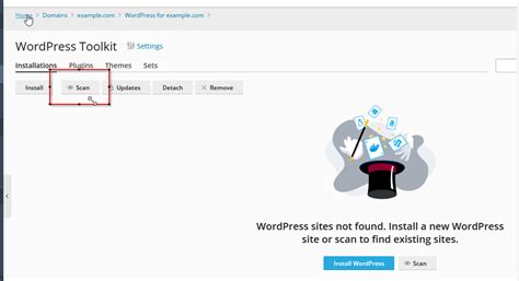 How To Add A Domain With Installed Wordpress To Wp Toolkit In Plesk