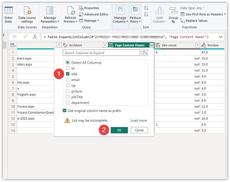 How To Fix The “list” Issue In Powerbi When Using Sharepoint People Picker Fields Cdsmythe