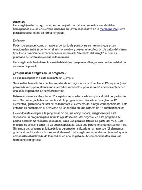 arreglos y tratamiento de cadenas de caracteres pdf