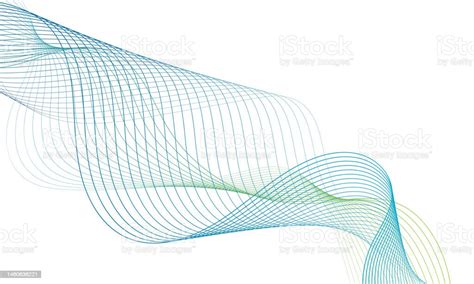디자인을 위한 추상 다채로운 웨이브 요소 디지털 주파수 트랙 이퀄라이저 양식화된 라인 아트 배경입니다 벡터 그림입니다 혼합 도구를 사용하여 만든 선으로 물결 모양 곡선 물결