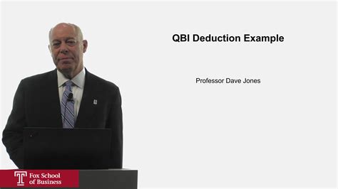 QBI Deduction Example Video Vault