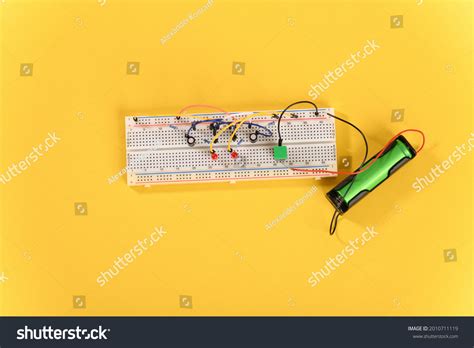 Breadboard Electrical Elements Multivibrator Circuit Stock Photo 2010711119 Shutterstock