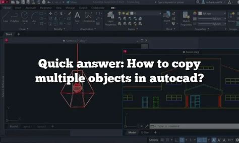 quick answer how to copy multiple objects in autocad caddikt