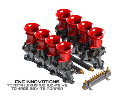 Toyota Lexus 3uz 1uz 1uz Fe V8 To 4age 20v Itb Adaper