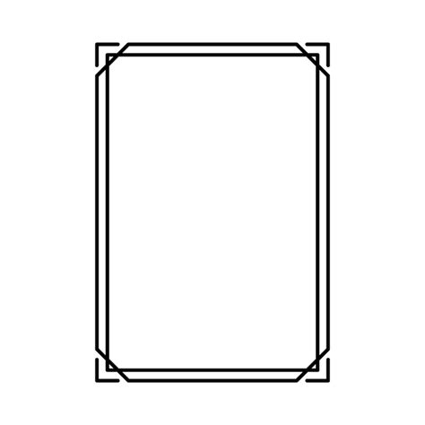 Simple Frame Border Line Border Vector Art And Graphics
