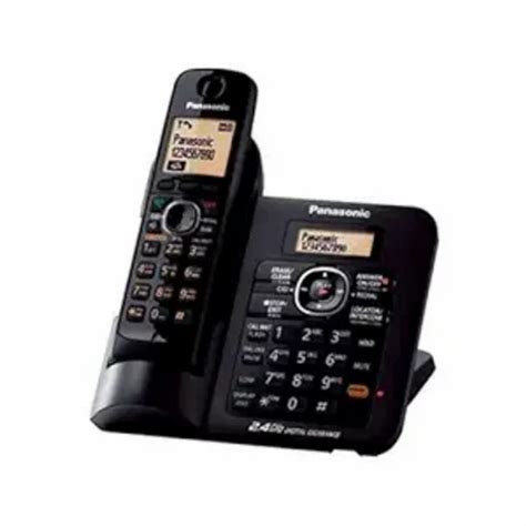 Black Panasonic Cordless Telephone At In New Delhi Id