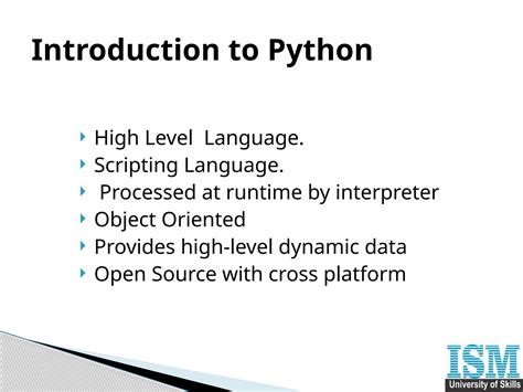Introduction Of Python Identifiers Operators Pptx