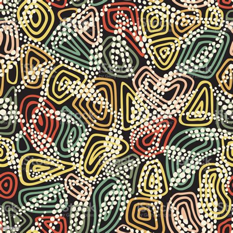 추상적 인 자연 배경 평평한 현대방식으로 식물 원활한 패턴 불규칙한 둥근 모양 텍스처에 점선 플랫 스타일로 나뭇가지가 겹쳐져 있습니다 기하학적 모양 배경 곡선에 대한 스톡