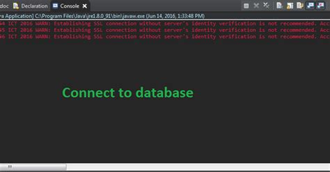 Kết nối databse đến mysql workbench trong Java Connection with mysql workbench using jdbc Thế