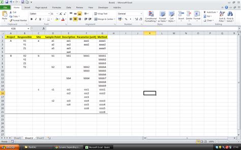 excel dynamic depending lists in separated worksheets in vba 2
