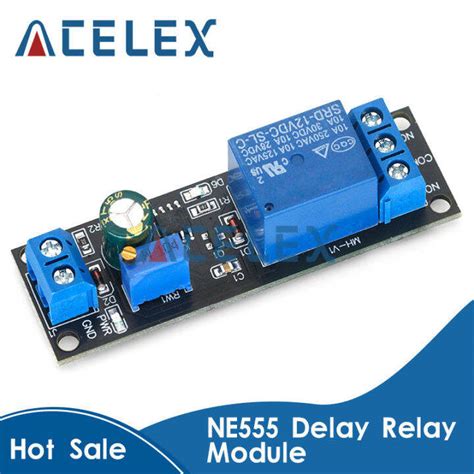 DC V Timer Delay Relay Shield Module NE Timer Switch Adjustable Controller Module To