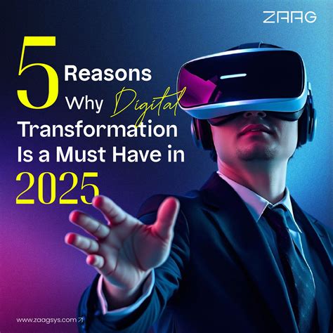 Zaag 5 Reasons Why Digital Transformation Is A Must Have In 2025 🌍 2025 Is Just Around The