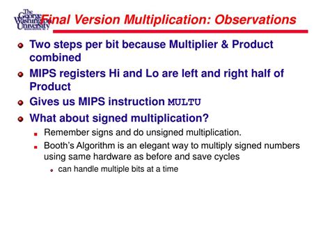 PPT Csci Computer Architecture II Multiplication And Division PowerPoint Presentation