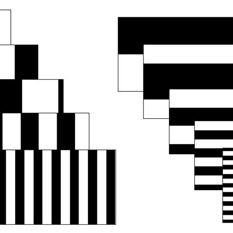 A Set Of Gray Coded Patterns Download Scientific Diagram