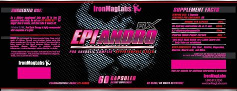 Ironmaglabs Epi Andro Rx Suppco