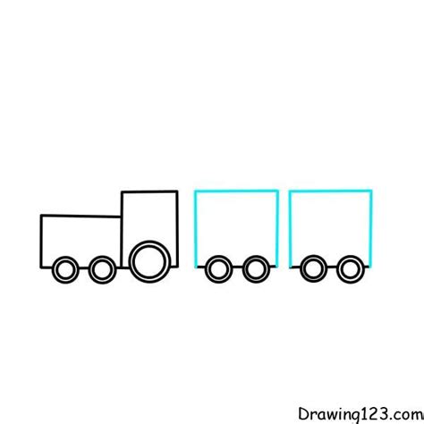 How To Draw A Train Step By Step