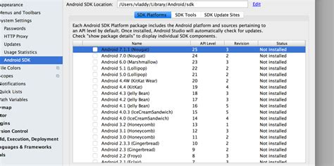 Cordova Android Studio Doesnt Install Sdks What Stack Overflow