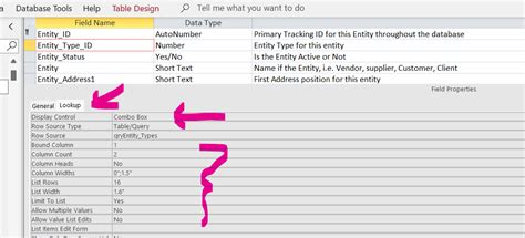 issues creating a lookup in a table access world forums