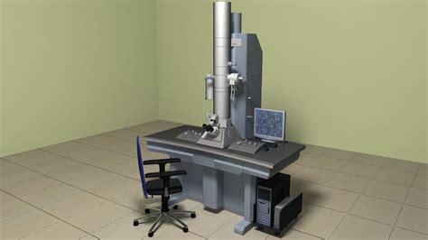 Electron Microscope 3d Obj