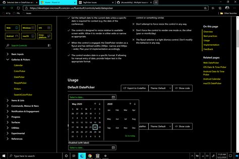 Selected Date In Datepicker On Ui Fabric Is Not Visible On High Contrast Mode · Issue 13282