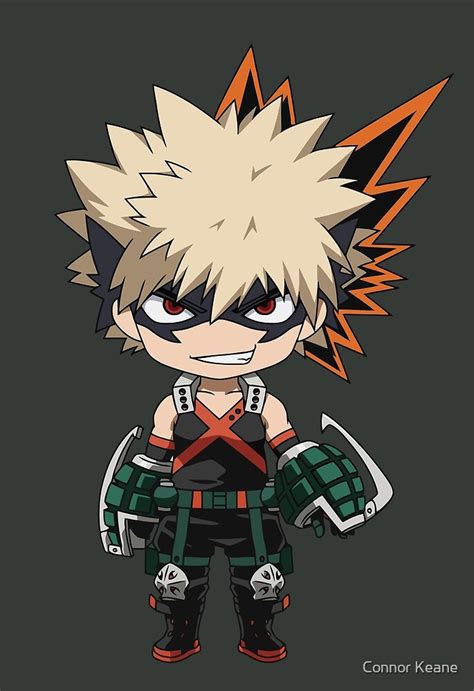Chibi Bakugou By Connor Keane Redbubble