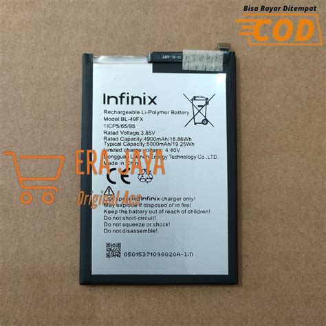 Infinix Smart Baterai Batre Infinix X X C X B Model Bl Fx Batrei Battery Tanam