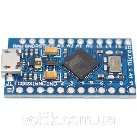Плата Контроллер Arduino Pro Micro на Atmega32u4 Micro Usb Id 2247045034 цена 203 ₴ купить