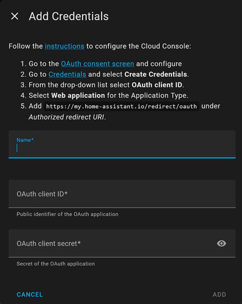 Google Drive OAuth Consent Screen Configuration Home Assistant Community