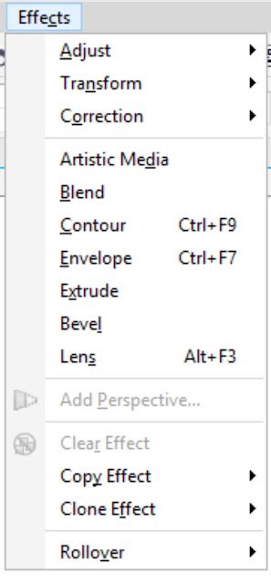 Mengenal Bagian Dari Layoutarrange Dan Effect Di Menubar Coreldraw Deyusign