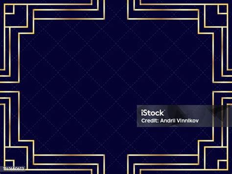 골든 그라데이션 아트 데코 프레임입니다 빈티지 선형 테두리입니다 초대장 전단지 및 인사말 카드에 대 한 템플릿을 디자인 합니다 1920 년대의 스타일 벡터 일러스트 0명에