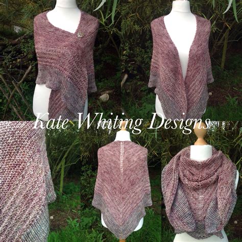 Time To Leave Shawl Dk Knitting Pattern Kate Whiting Designs