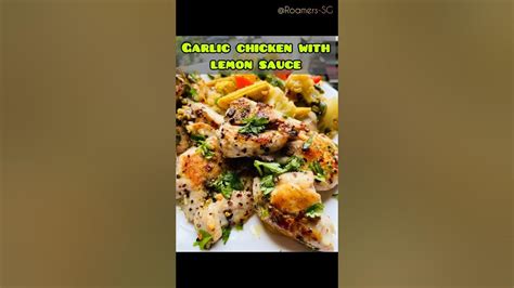 গার্লিক চিকেন উইথ লেমন সস্ 😋 আজ Lunch সারলাম Healthy And Tasty Chicken Platter এর সাথে 🥰