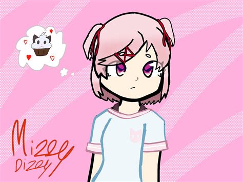 Natsuki From Ddlc By Mizzydizzyy On Deviantart