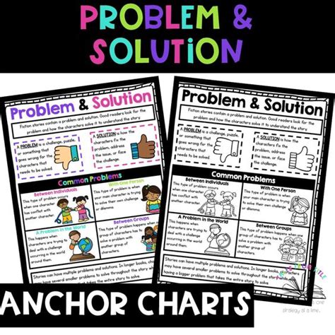 Problem And Solution Anchor Chart Pinterest