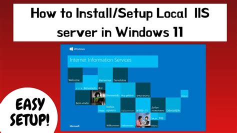 How To Install Windows Iis Server In Windows 10 11 Iis Server Setup In Windows 11 Youtube