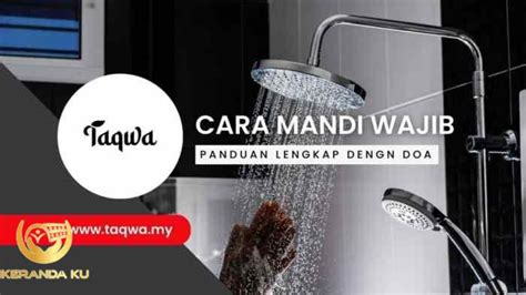 Cara Mandi Wajib Menggunakan Selang Prosedur Lengkap Kerandaku