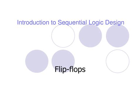 PPT Introduction To Sequential Logic Design PowerPoint Presentation Free Download ID 1783010