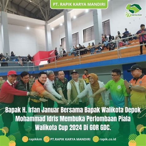 Irfanjanuar Walikotadepok Wakilwalikotadepok Pialawalikotacup Pialadepok Kotadepok Depok