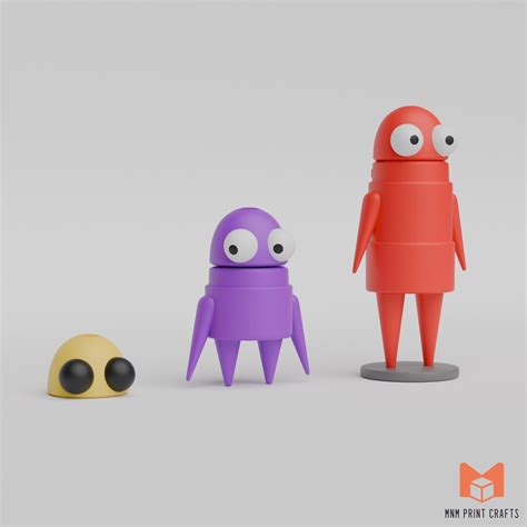 R E P O Semibot Robot 3d Printed Figure And Keychain Etsy