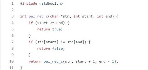 Solved Ispalrec Recursive Palindrome Checker Example