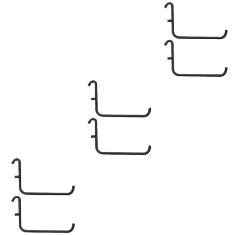 Bussunset 6 Pcs Pegboard Hook Organizer Board Pegboard Shelving Hooks