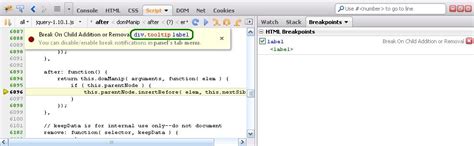 Firefox And Firebug How To Inspect Dynamically Generated Bootstrap